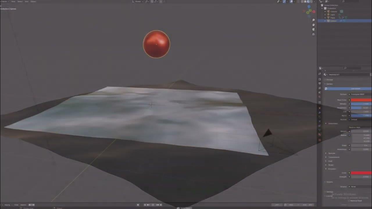 Dynamic Paint + Ocean | Water collision in Blender | 3d Animation - YouTube