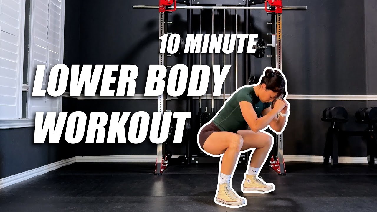 10 Minutes Lower Body Workout for Beginners (No Equipment) - YouTube