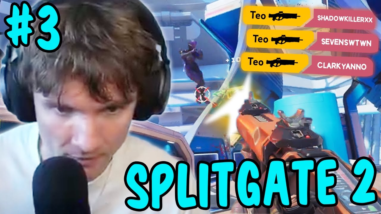 Teo pops off in Splitgate 2 with friends - YouTube