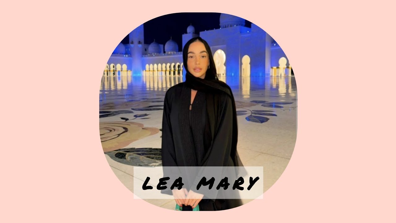 Lea Mary visite la plus belle mosquée au Monde à Abu Dhabi ️ ️🤲 ️ ️ ...