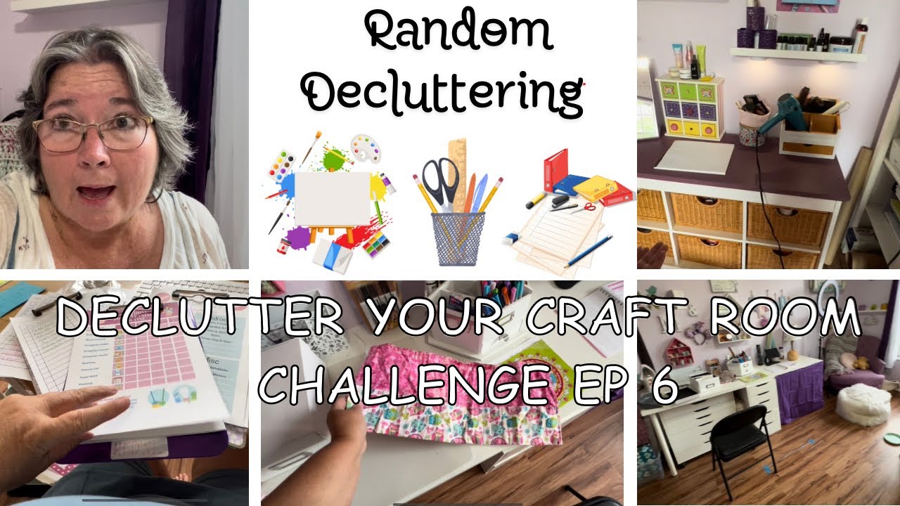 Declutter With Me! | Random Decluttering | Declutter Your Craft Room ...