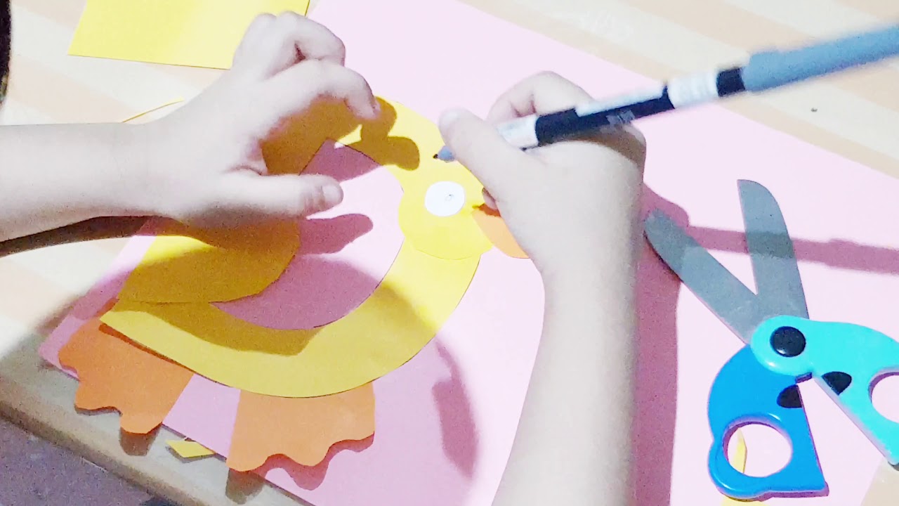 Alphabet Craft (D is for duck and dinosaur) #alphabet #crafts - YouTube