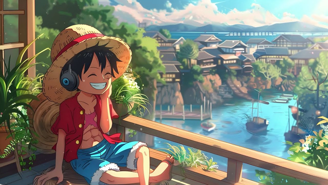 Luffy Relaxing Music 🎵 beats to sleep/chill to 💤 One Piece Chillhop ...