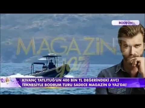 Kıvanç Tatlıtuğ'un 300 bin liralık av botu  | Magazin D | Magazin