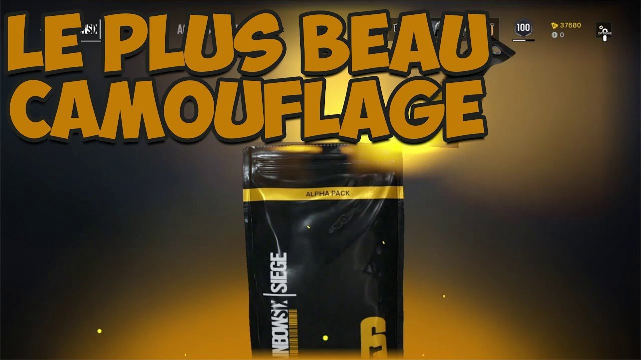 LE PLUS BEAU CAMOUFLAGE SUR R6 - ALPHA PACK - YouTube