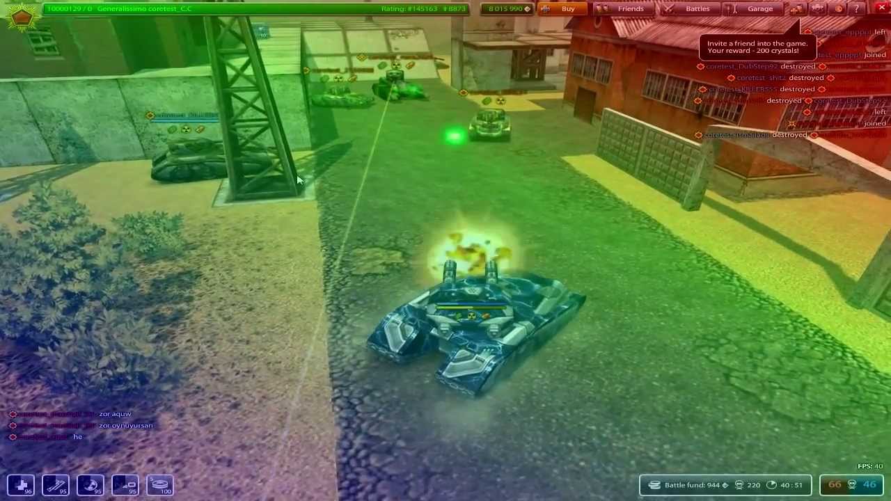 Tanki Online Test Server #1 - YouTube