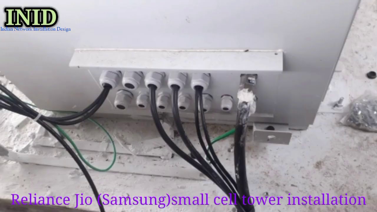 Reliance Jio (Samsung)small cell tower installation[ - YouTube