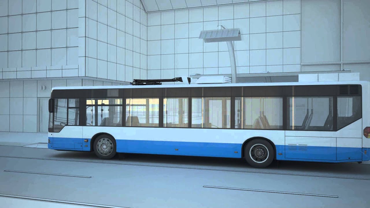 Schunk Smart Charging - Current Collectors for electric buses - YouTube