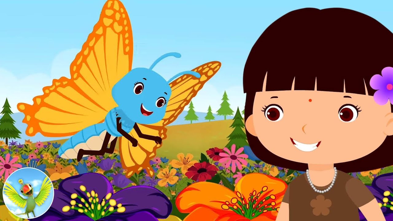 तितली रानी, Titli Rani, Hindi Poems and Kids Song By Main Tota ...