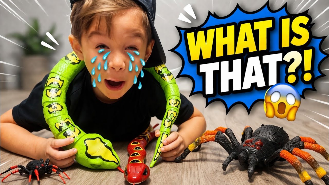 These Robo Alive Toys Are TERRIFYING! Snake & Spider Attack! - YouTube