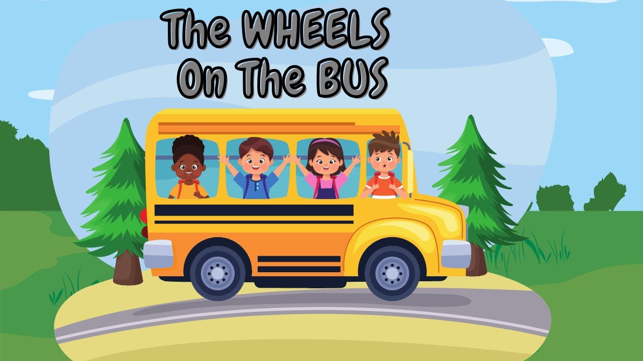 Wheels on the Bus | Nursery rhyme | Nursery poem for childrens | Kids ...