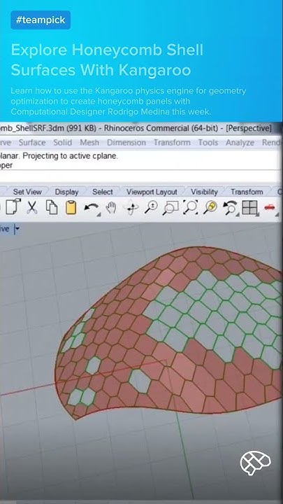 How To Make Honeycomb Shells In Grasshopper Parametricdesign Youtube