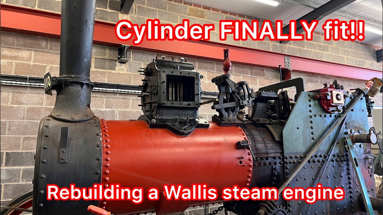Steam engine FINAL FIT of cylinder block... - YouTube