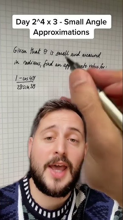 Day 48: Small Angle Approximations • 100 Days of A-Level Maths 🧮 - YouTube