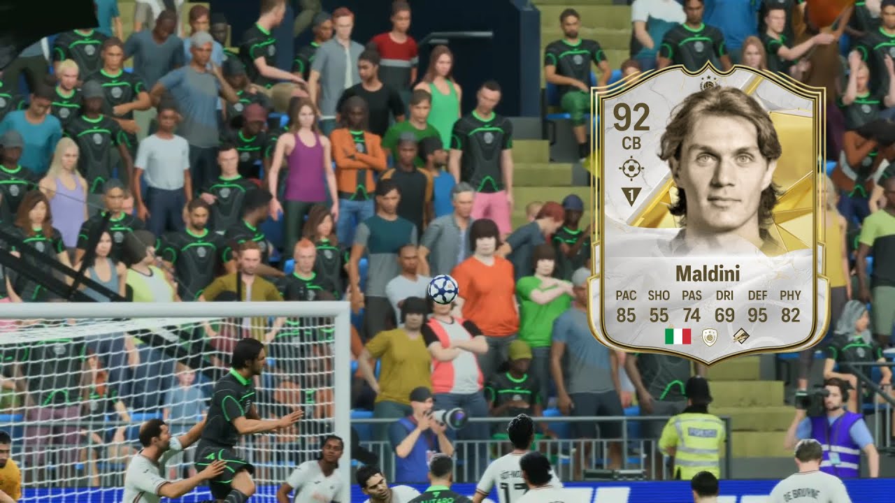 Paolo Maldini Scores a Ridiculous Header from a Corner! 🔥⚽ - YouTube