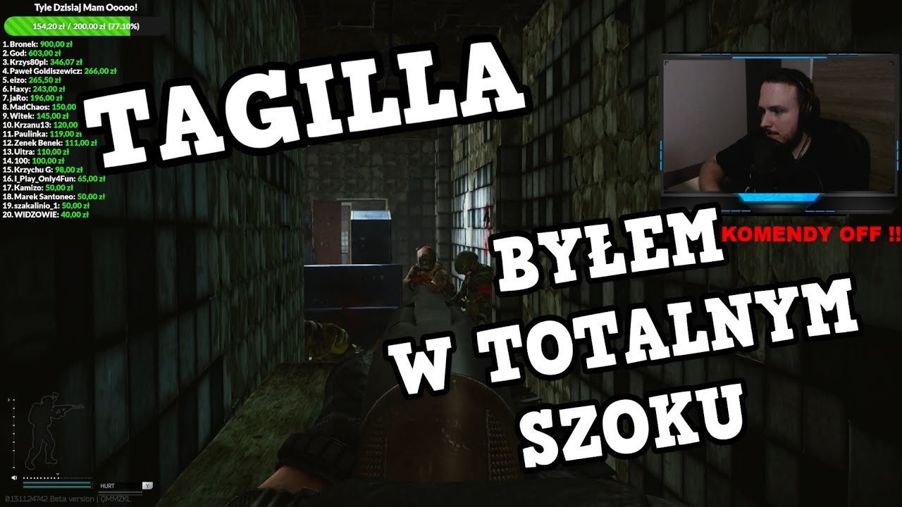 Escape from Tarkov PL LIVE Gameplay EFT Factory Tagilla Byłem W Szoku ...