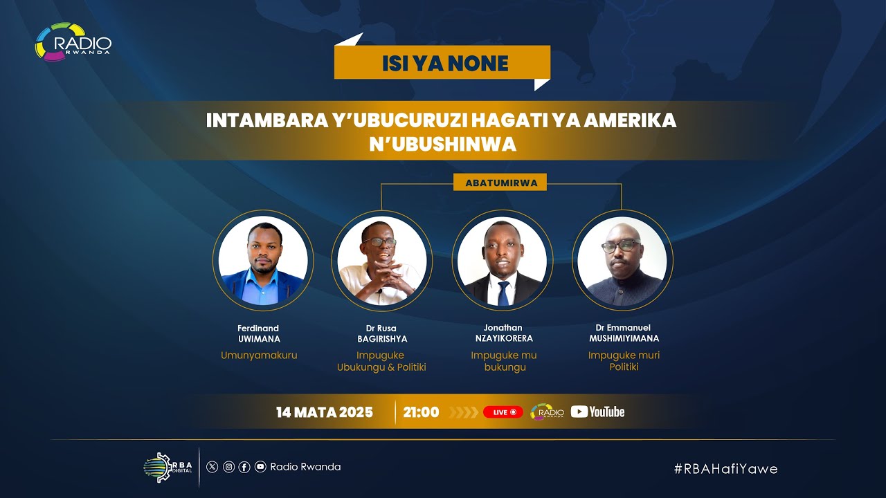 🔴 #IsiYaNone: Intambara y'Ubucuruzi hagati ya Amerika n'u Bushinwa ...