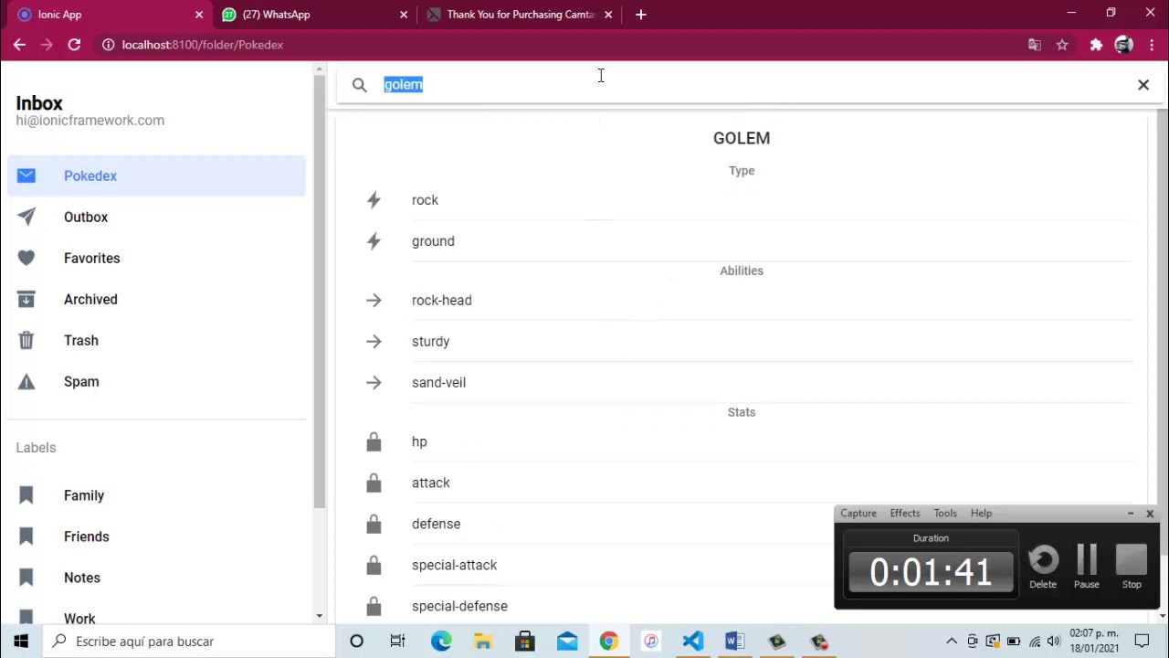 Implementacion de Searchbar Ionic - YouTube