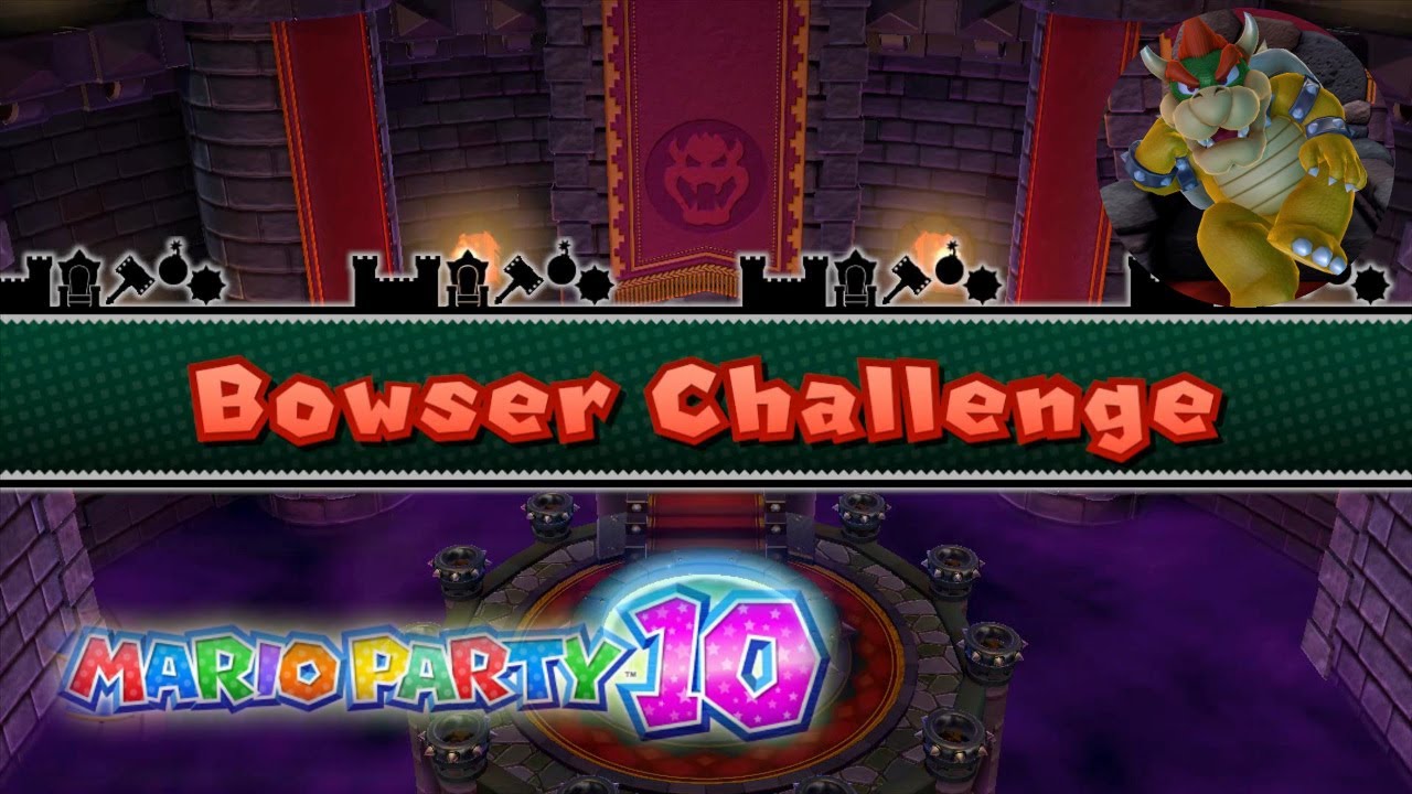Mario Party 10 - Bowser Challenge - All Bowser Mini-Games - Rank 128 ...