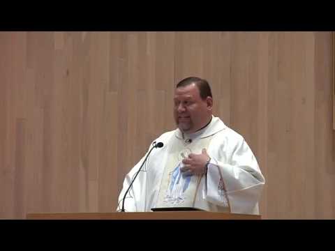 Fr. David Uribe, OMI at the Novena to Our Lady of the Snows - YouTube