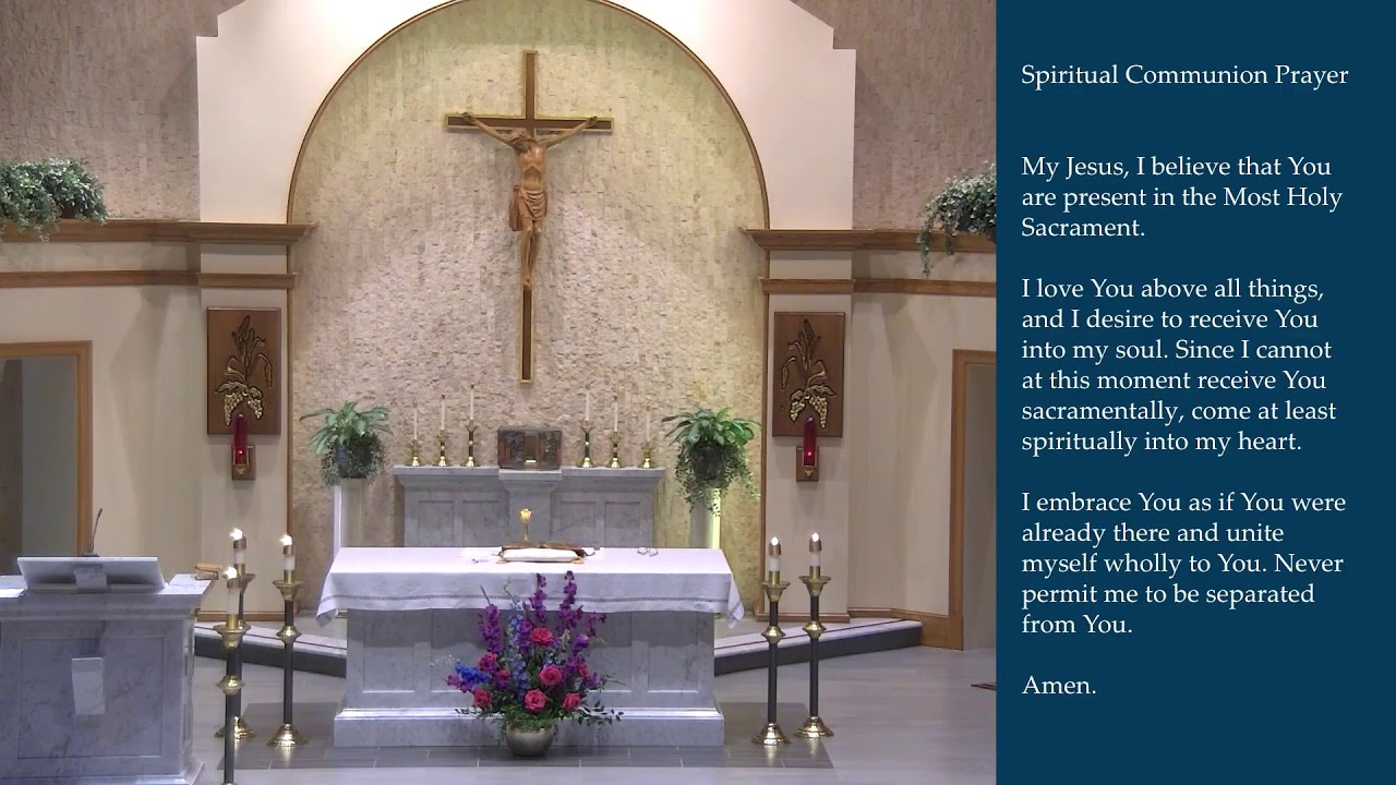 Mass from the Church of Saint Mary on Thursday, August 20, the feast of ...