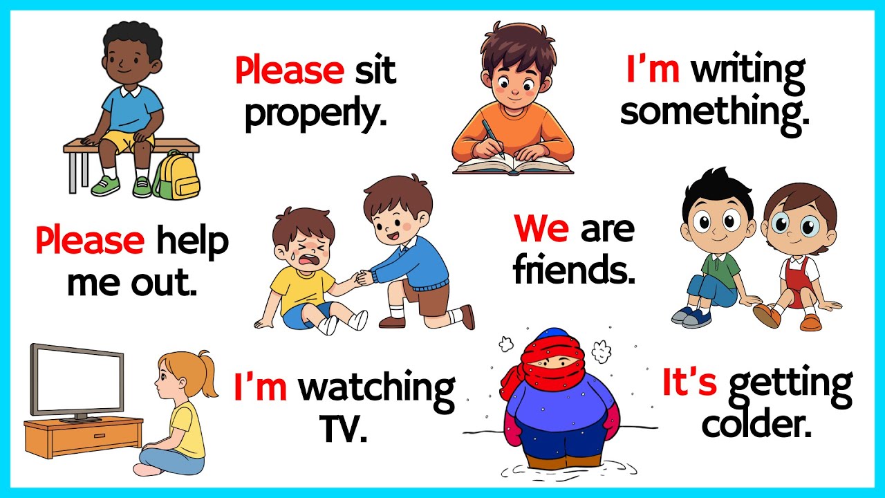 100 Common Daily Use English Sentences | Fun Learning Question Answers ...