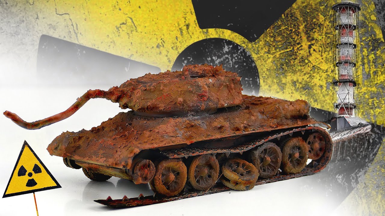 Restoration Chernobyl Tank T34-85 Abandoned USSR Tank - YouTube