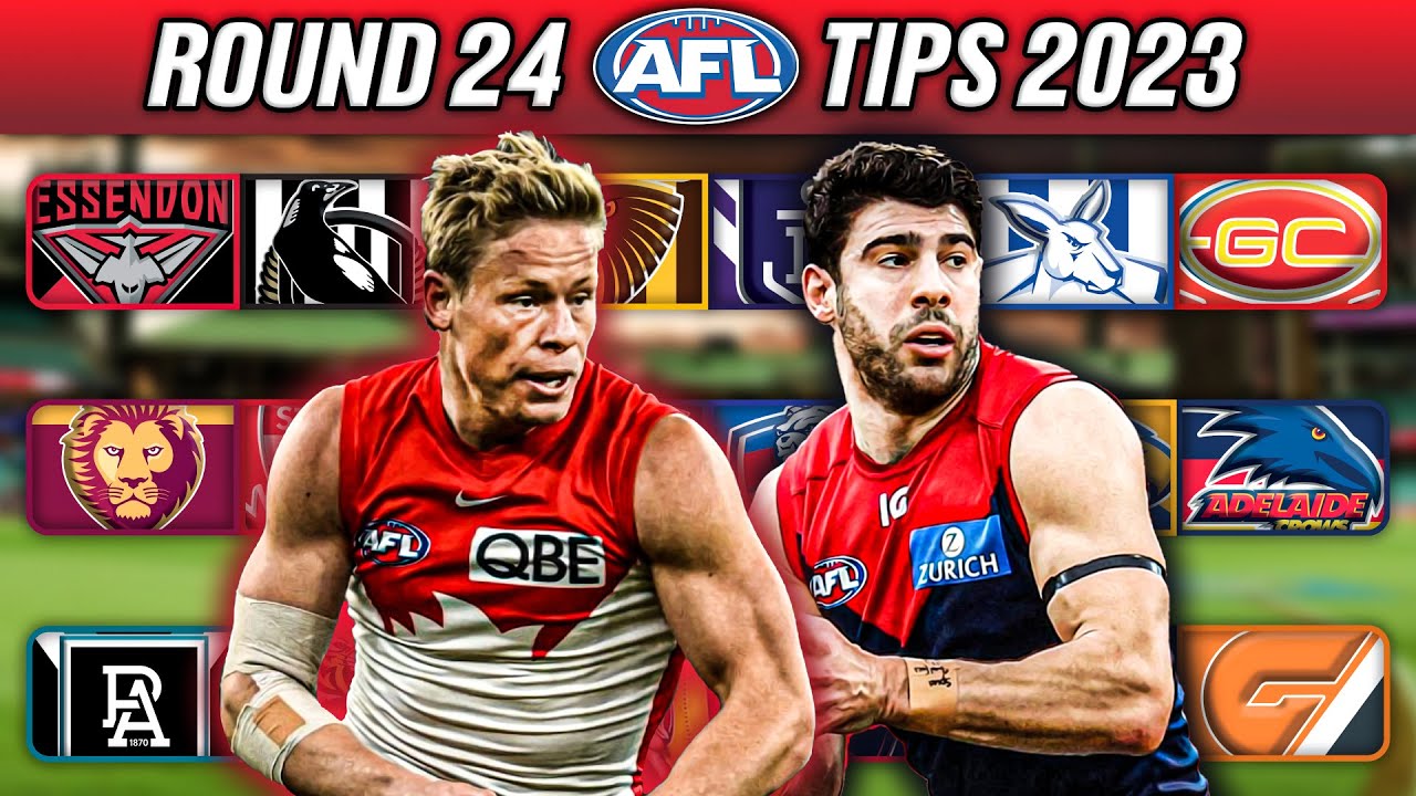 AFL Tips & Predictions | Round 24, 2023 - YouTube