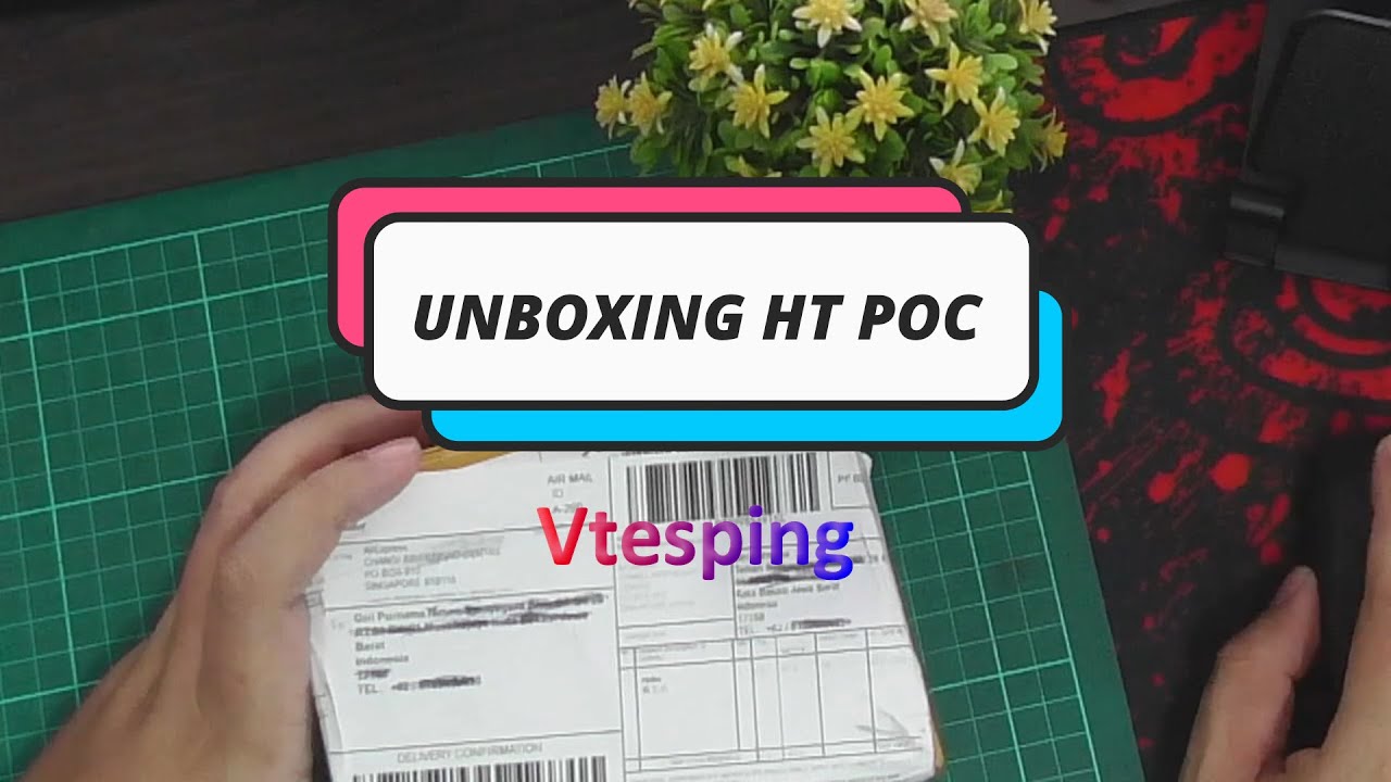 Unboxing HT POC Zello murah fitur lengkap merek Vtesping - YouTube