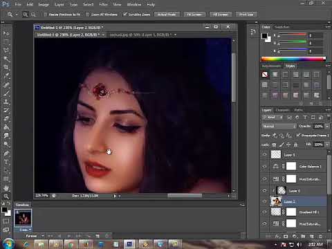 black magic photoshop totorial by umar sharif khan - YouTube