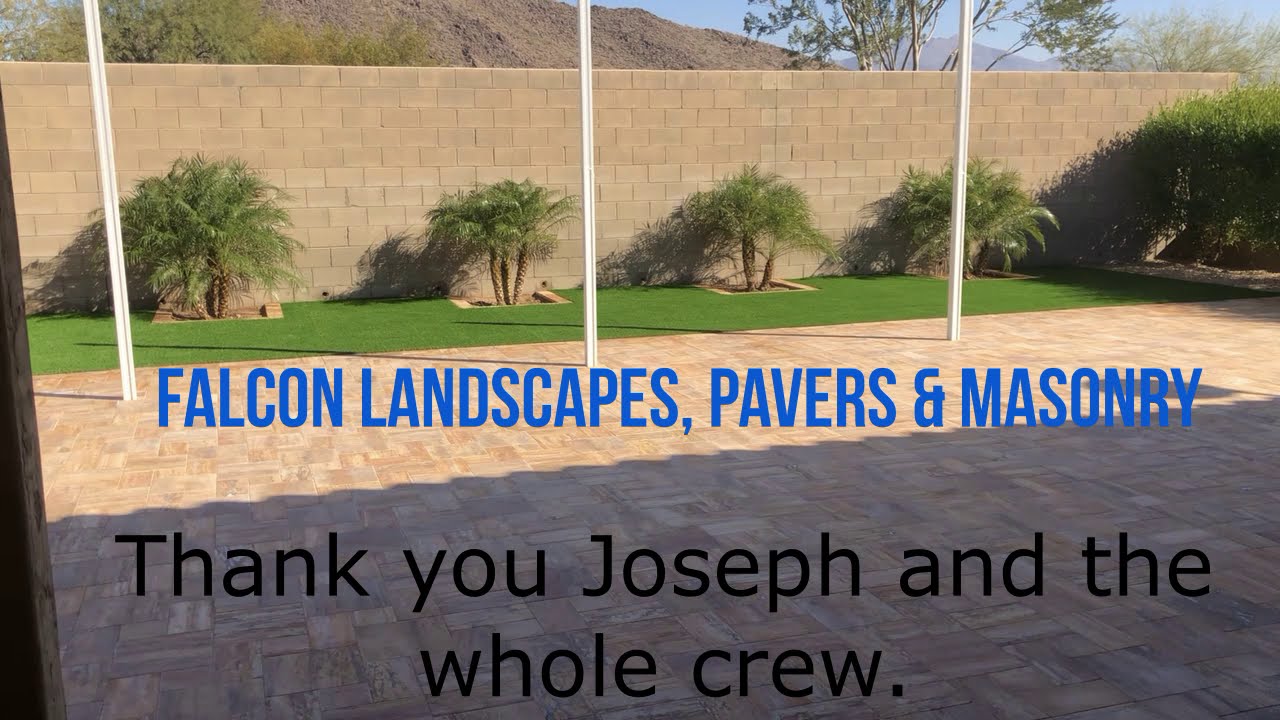 Falcon Landscapes, Pavers & Masonry. - YouTube