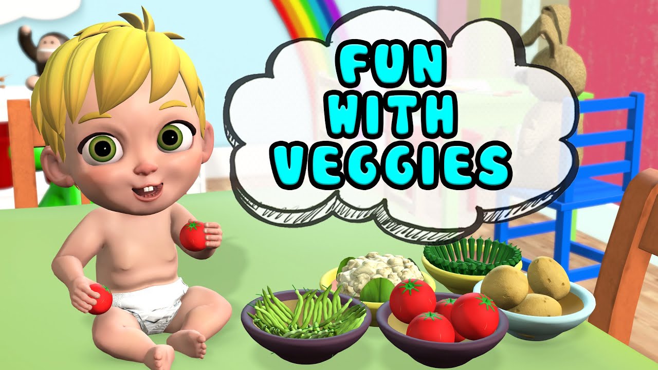 Fun with Veggies Song | Vegetables Name | Kids Songs | Vegetable Names ...