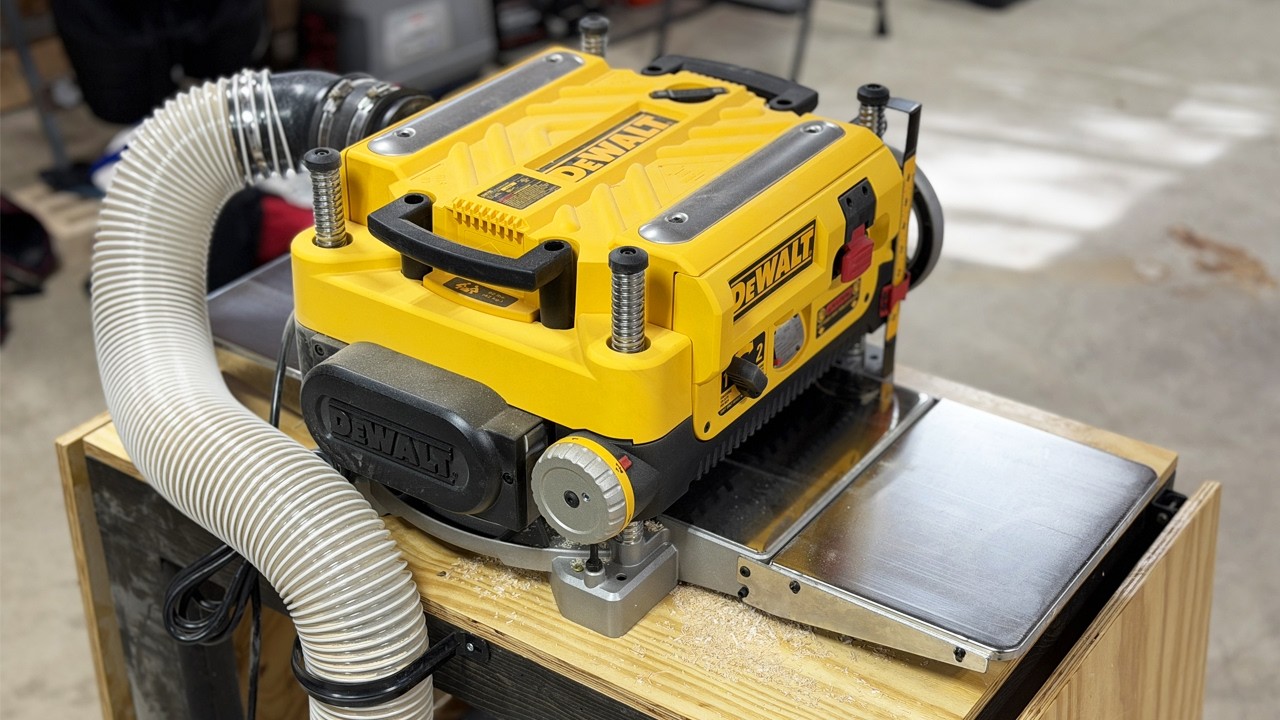 EASY DIY Dust Collector for Dewalt DW735 Planer - YouTube