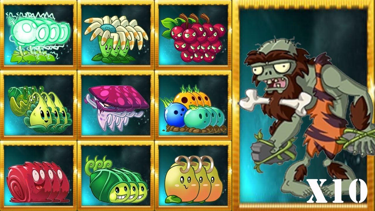 PVZ 2 Random 40 Plants x 3* POWER UP - Which Plant Can Win? - Pvz 2 ...