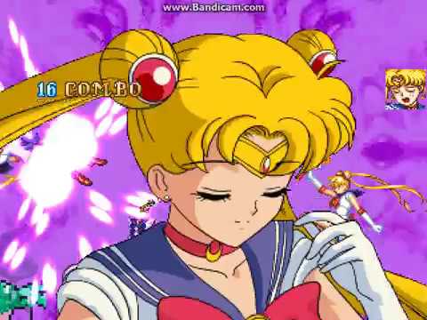 Mugen team arcade: Sailor Moon Seravy,Sailor Saturn Seravy - YouTube