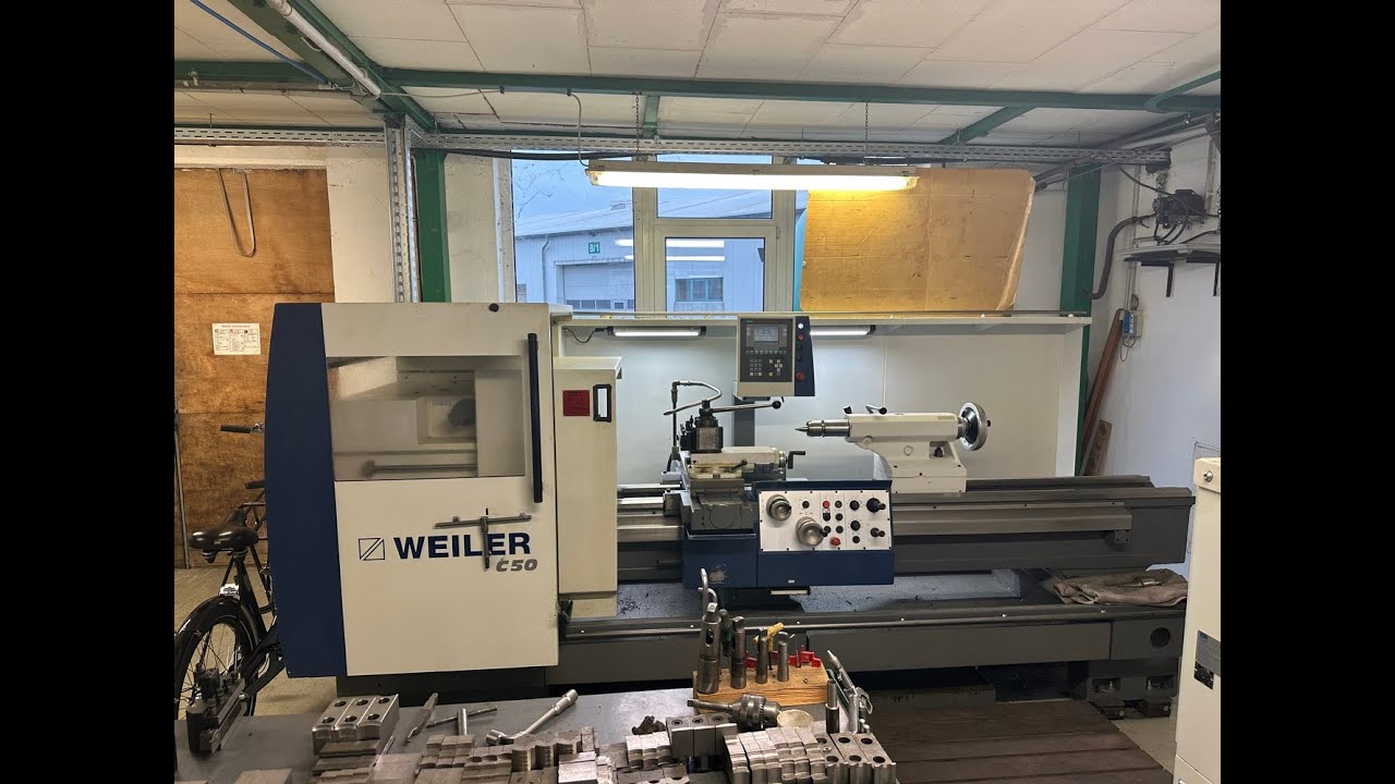 0303077 Drehmaschine Weiler C50x2000 oL - YouTube