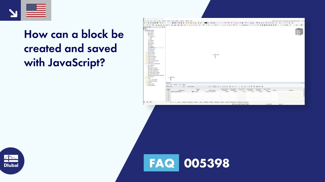 FAQ 005398 | How can I create and save a block using JavaScript? - YouTube