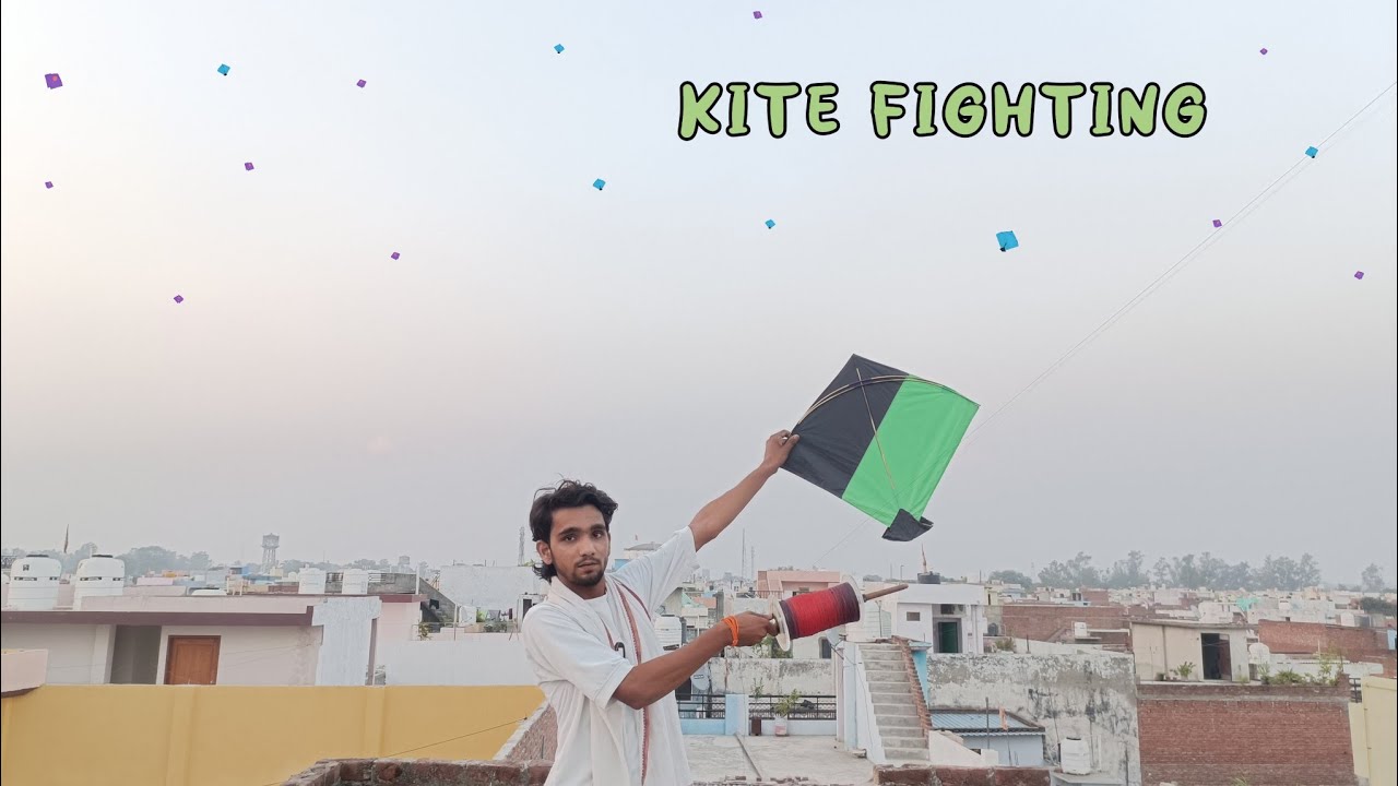 Kite fighting on Sunday | shivansh kite fighting | kites vlogs | kite ...