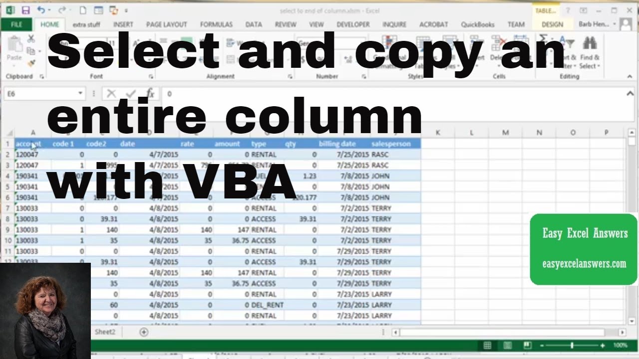 Solved VBA Select Columns Using Numbers 9to5Answer Solved VBA Select Columns Using Numbers 9to5Answer