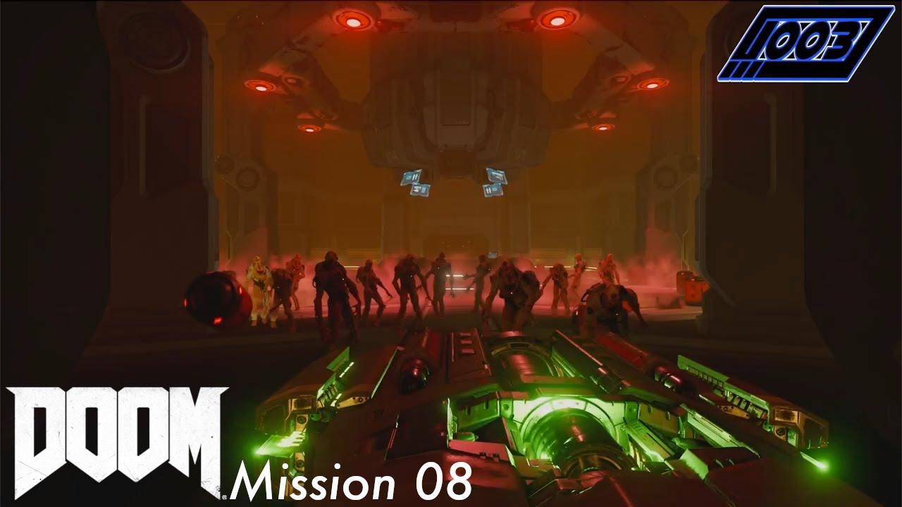 DOOM (2016) 100% Playthrough Mission 8 - Advanced Research Complex ...