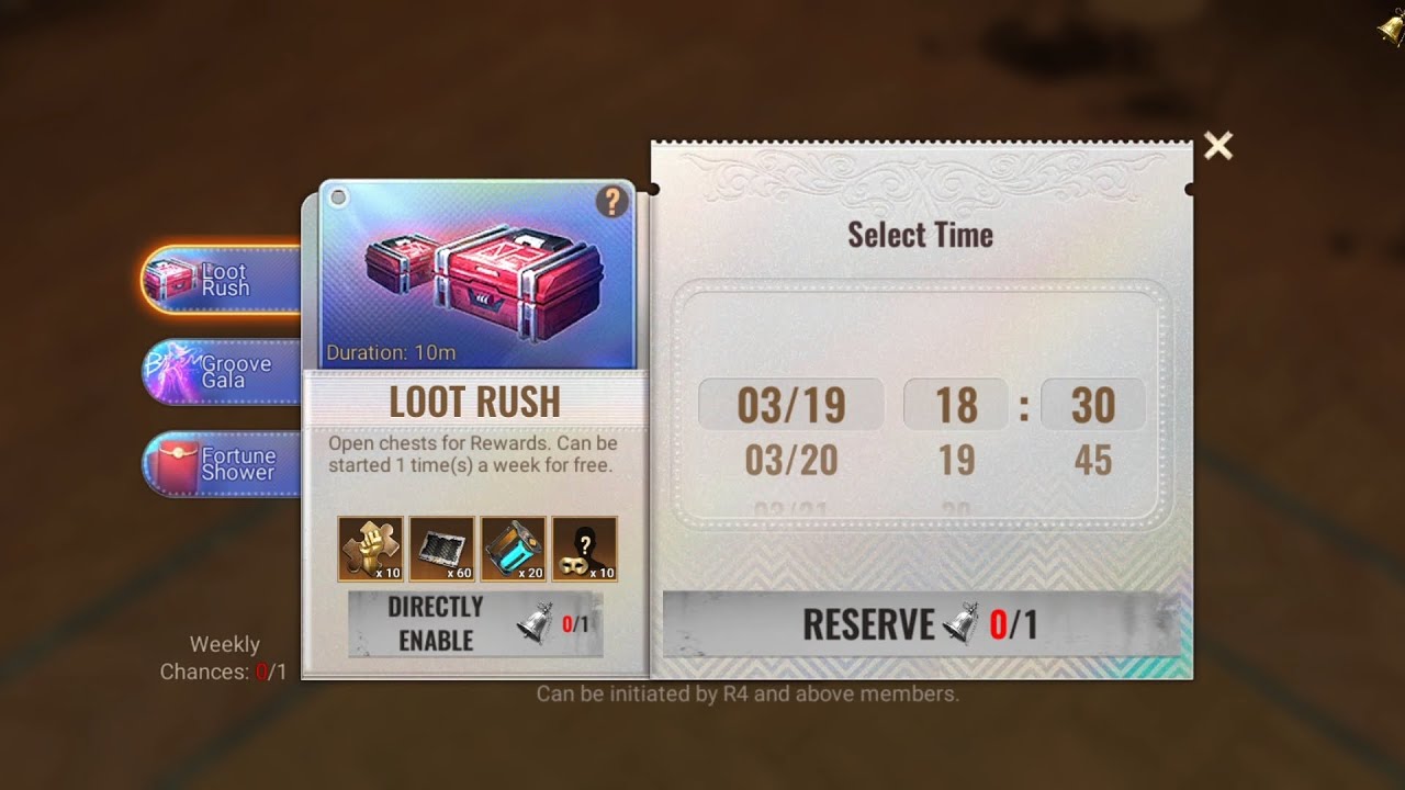 Alliance hall / Loot rush - YouTube