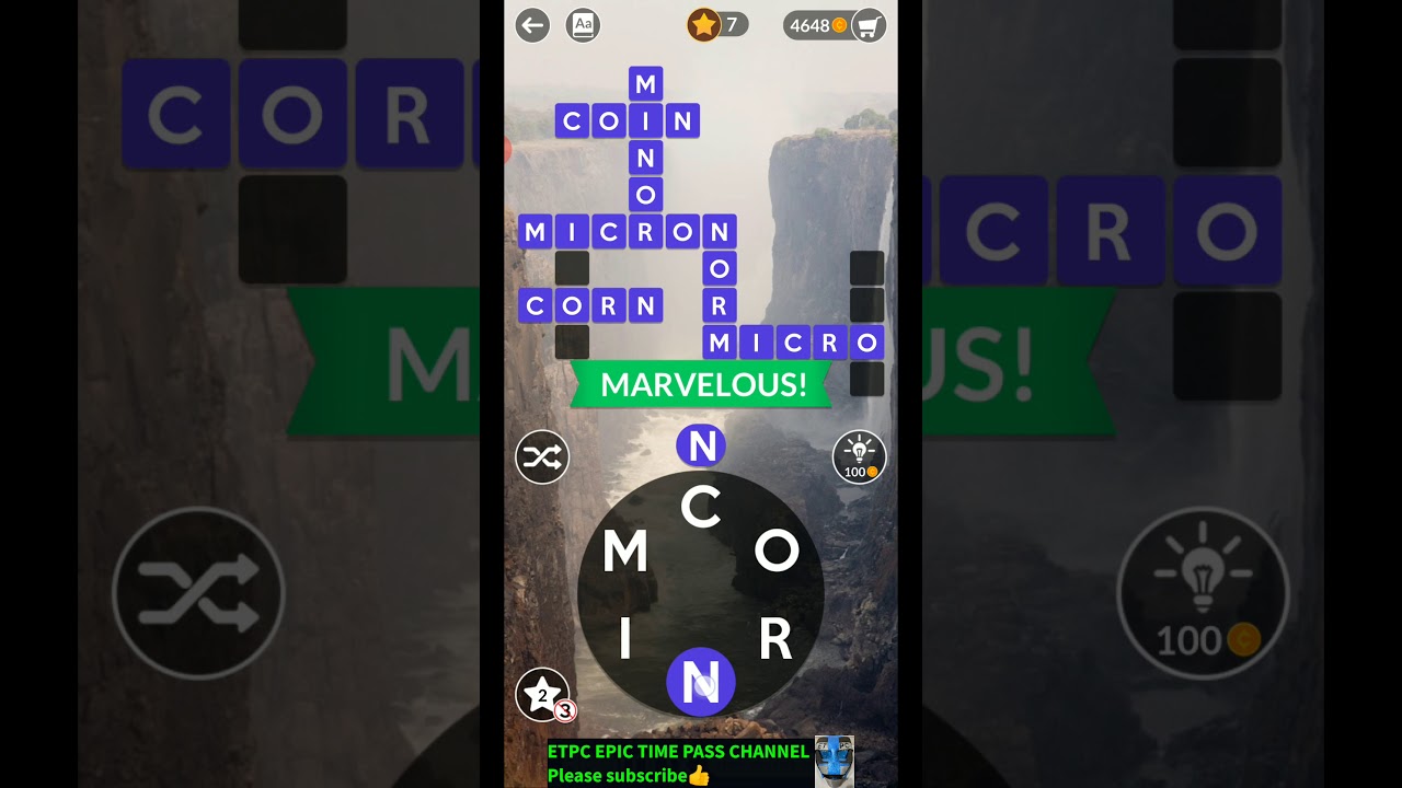WORDSCAPES LEVEL 10375 - YouTube