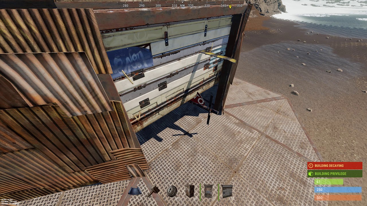 RUST Minicopter vs Garage Door - YouTube