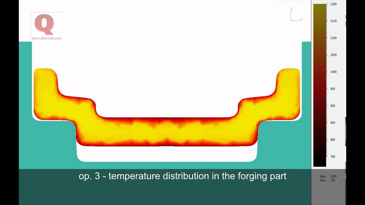QForm3D Forging Simulation - YouTube