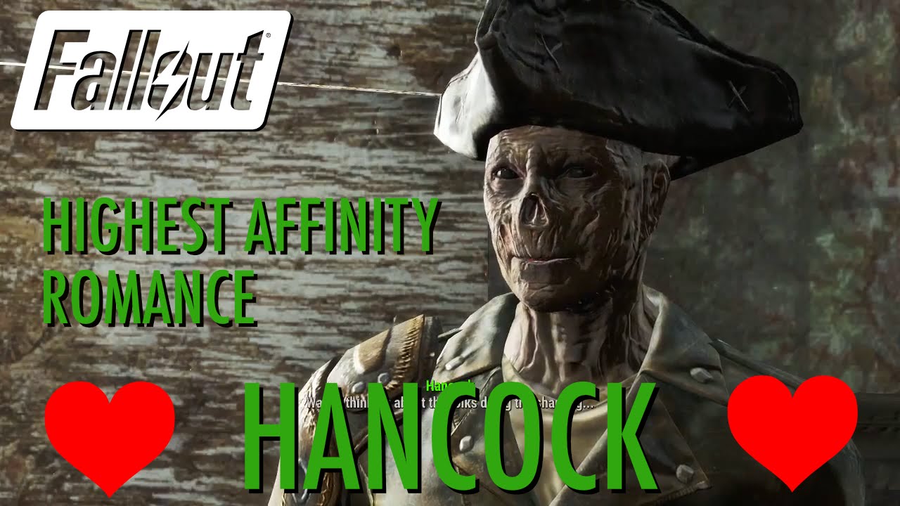 Fallout 4 - Hancock Highest Affinity Romance - YouTube