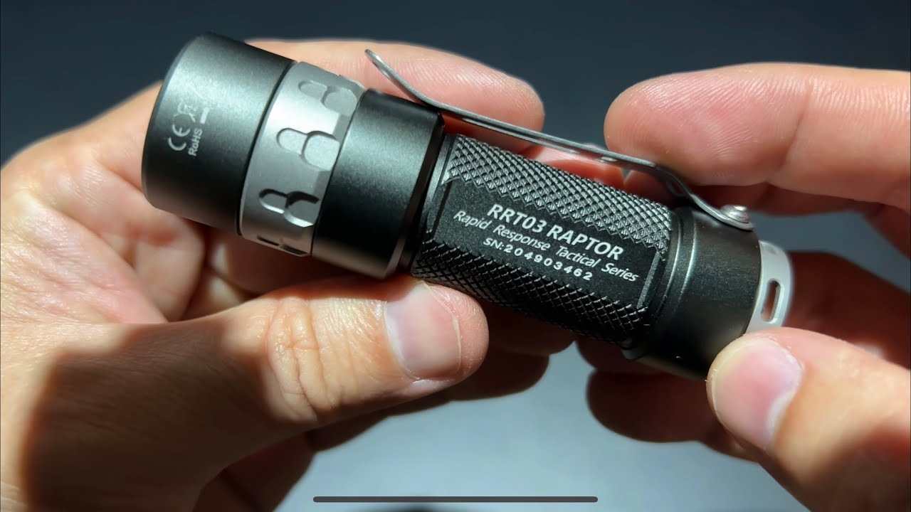 JETBEAM RRT03 RAPTOR / ตัวเล็กแรงแสงอมเหลือง NICHIA 219C ปรับหรี่ได้มี ...