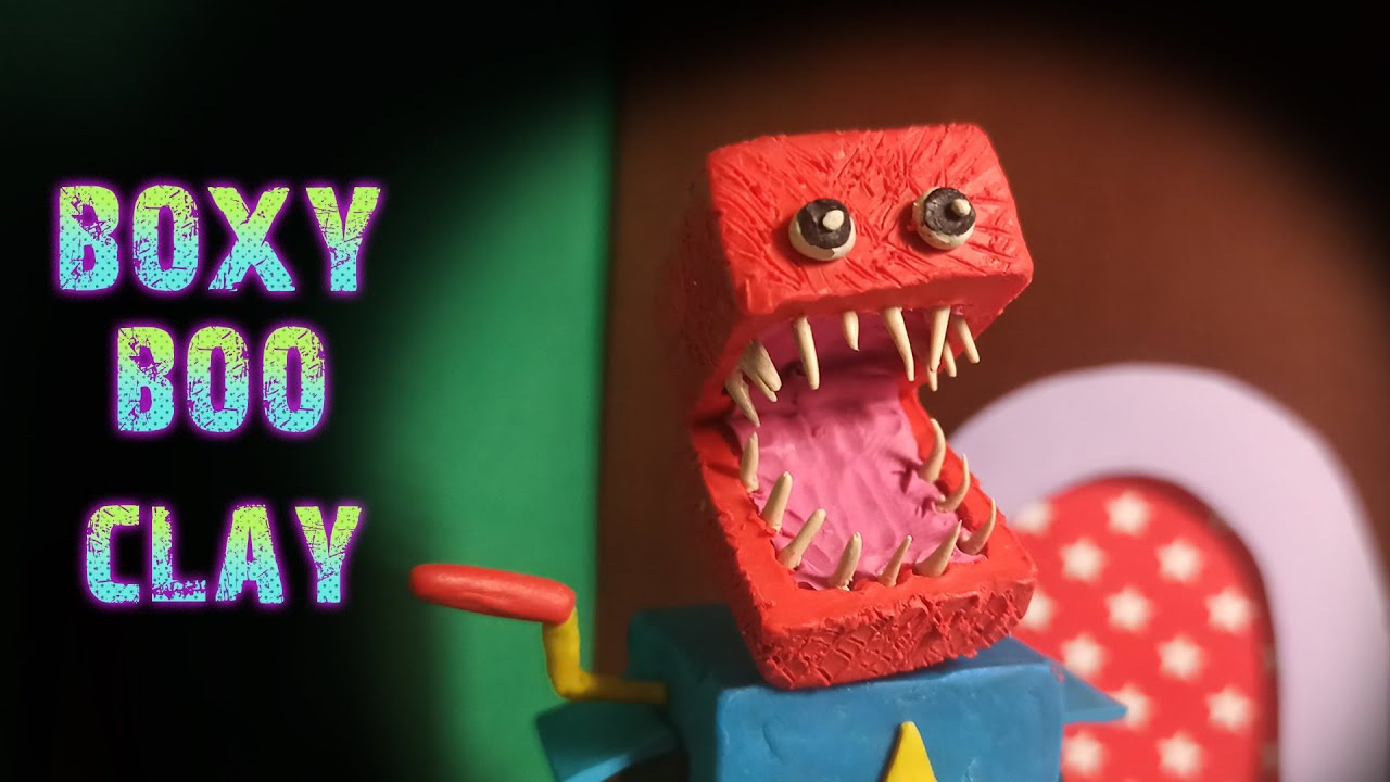 Making BOXY BOO PoppyPlaytime with Modelling Clay - YouTube