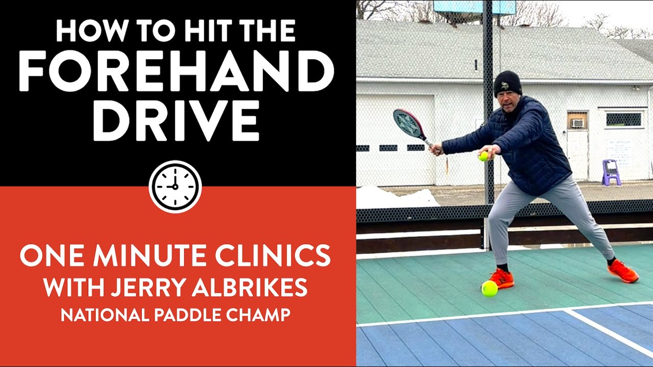 One-Minute Paddle — How to Hit the Forehand Drive - YouTube