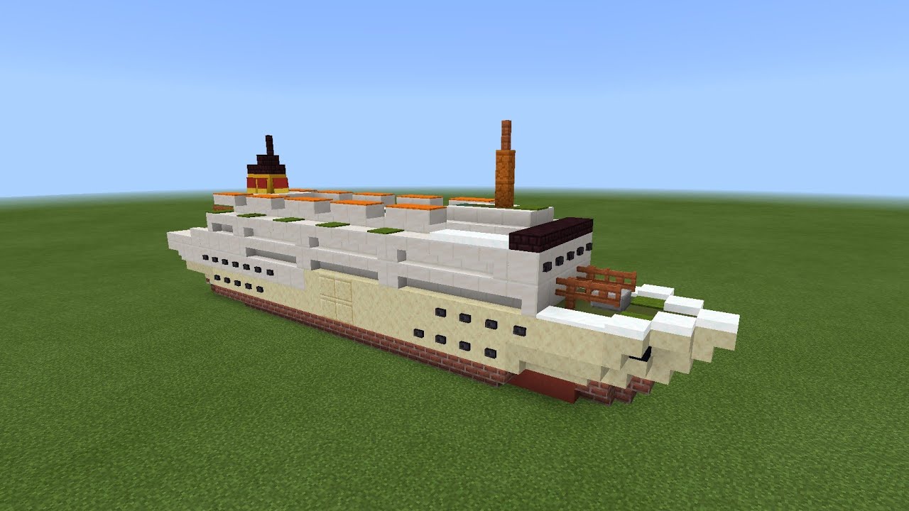 KM Ciremai (Ferry) | Minecraft Tutorial 1:5 Scale - YouTube