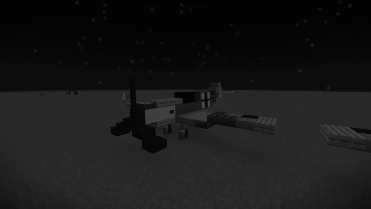 Minecraft Messerschmit Bf 109 Tutorial. - YouTube